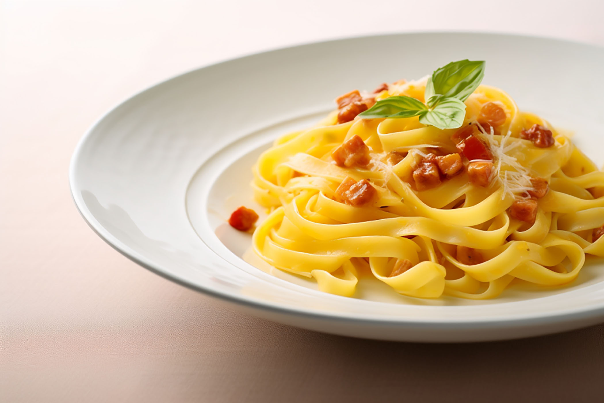 La ricetta delle fettuccine alla papalina - MoltoFood