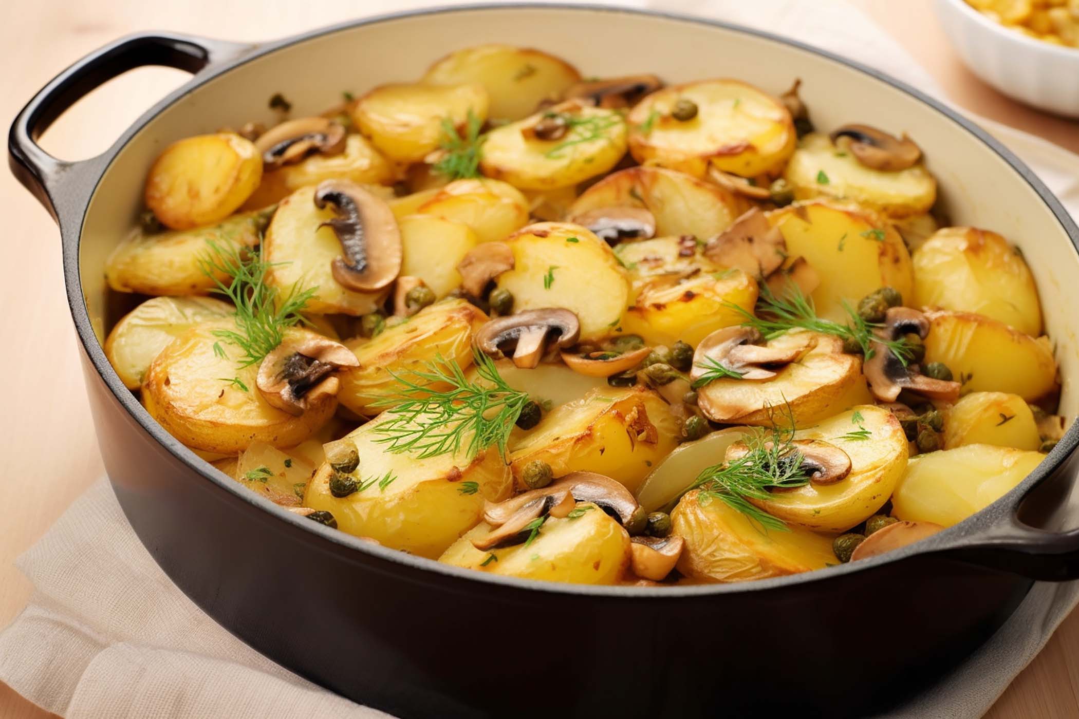 La ricetta dei funghi al forno alla genovese - MoltoFood